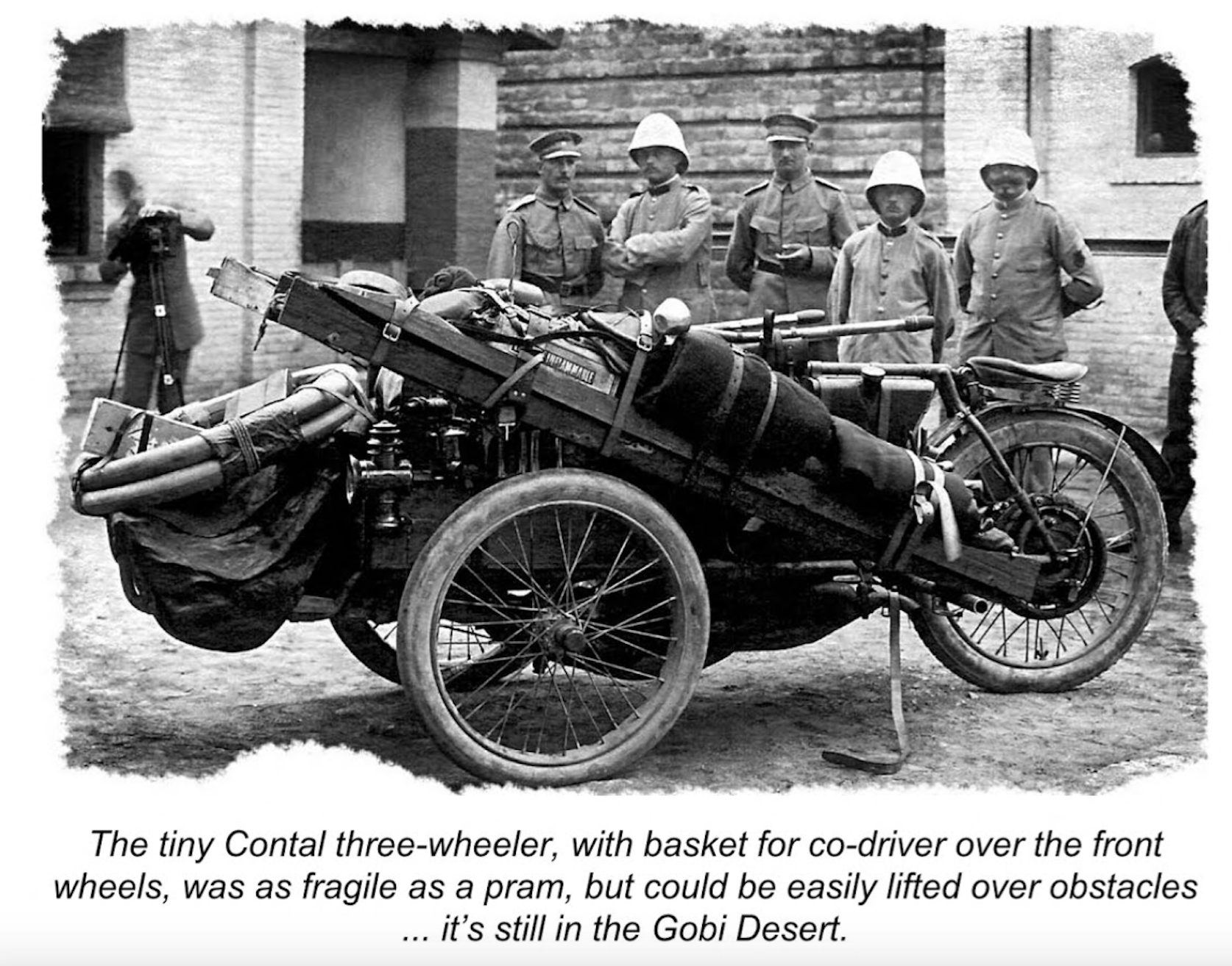 Auguste Pons and his Contal in 1907 – CONTAL MOTOTRI